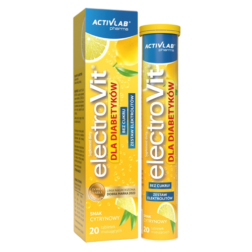 Minerały elektrolity ACTIVLAB ElectroVit dla Diabetyków 20 tabl - cena ...